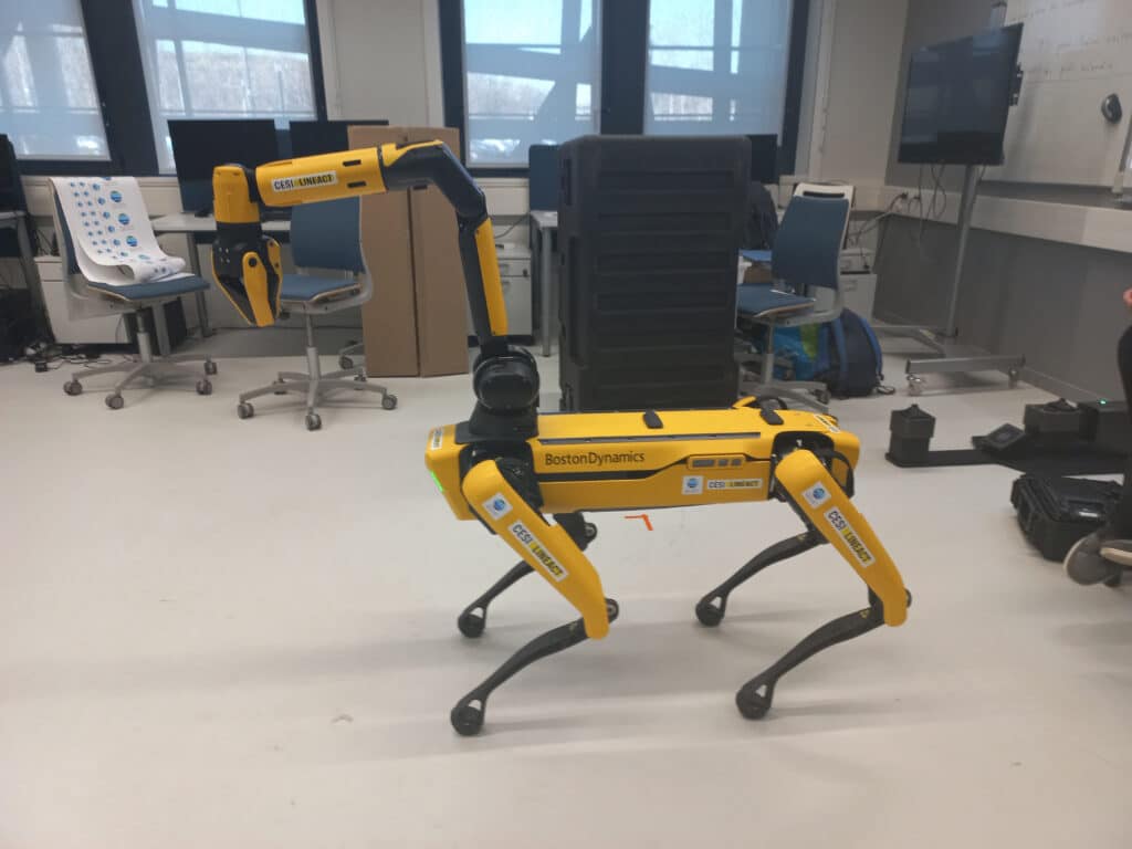 Arrivée du Robot Spot - Projet IA et Robotique | CESI Rouen