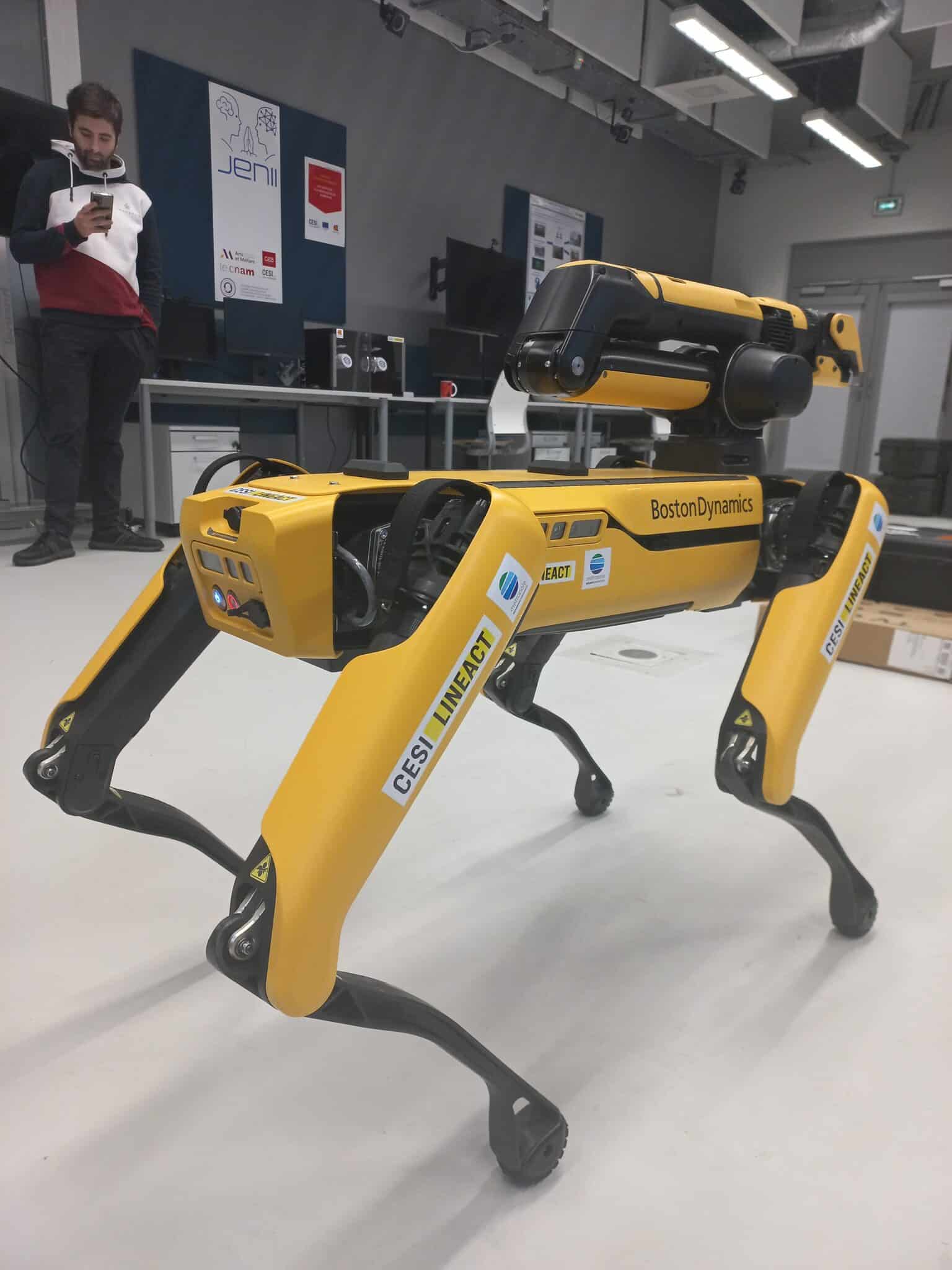 Arrivée du Robot Spot - Projet IA et Robotique | CESI Rouen